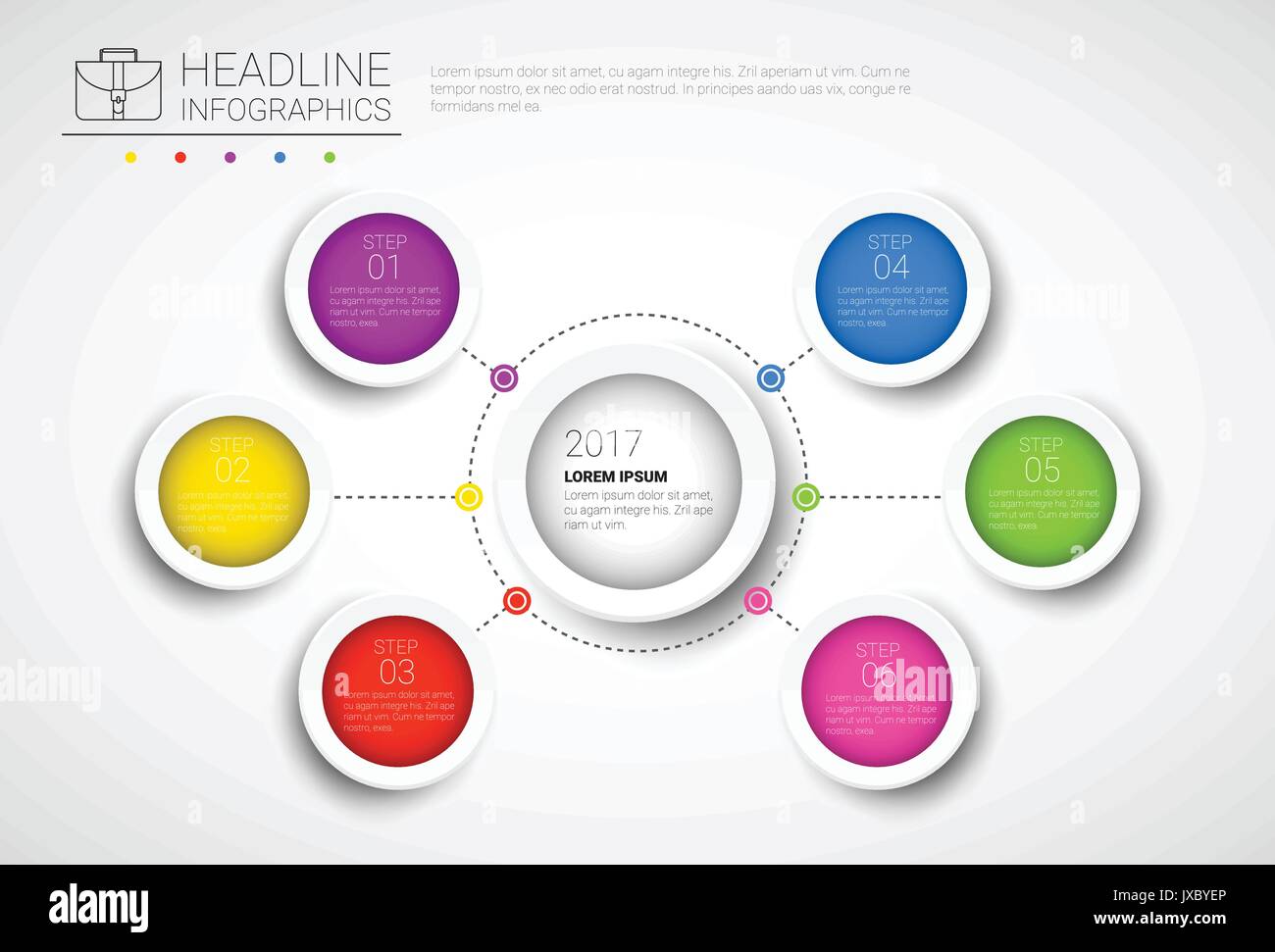 Headline Infographic Design Business Data Graphic Collection ...