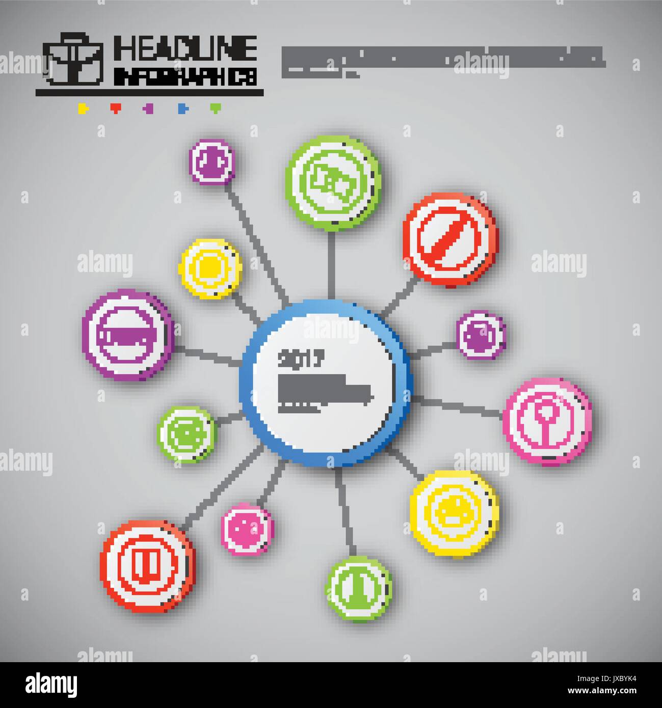 Headline Infographic Design Business Data Graphic Collection ...