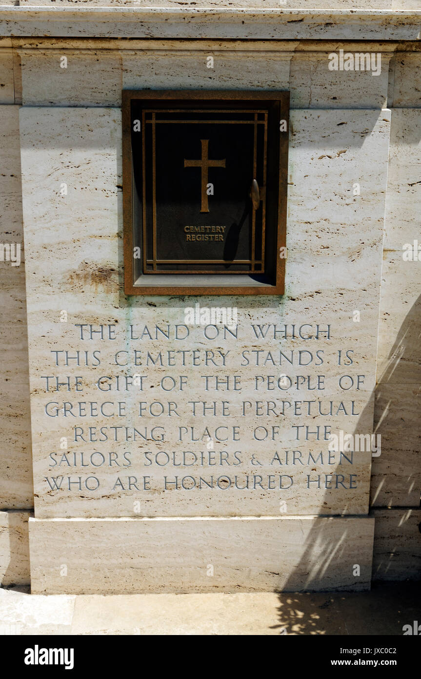British War Cemetery, Alinta, Leros Island, Dodecanese Islands, Greece ...