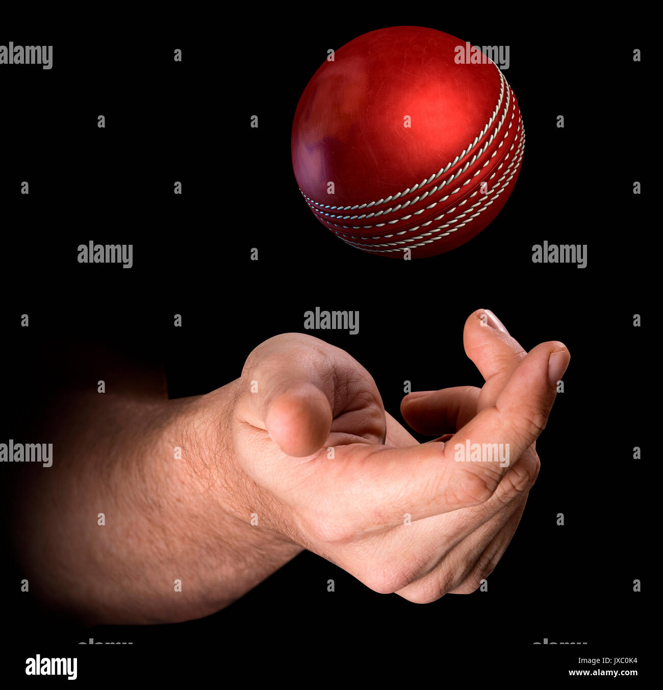 Cricket ball fingers hi-res stock photography and images - Alamy