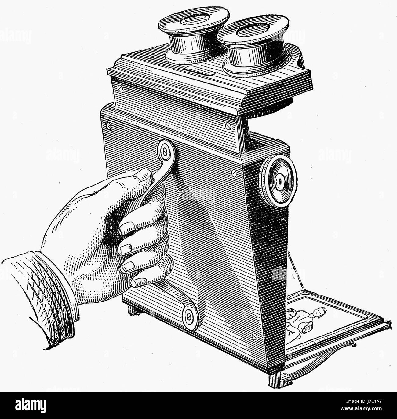 Brewster stereoscope Black and White Stock Photos & Images - Alamy