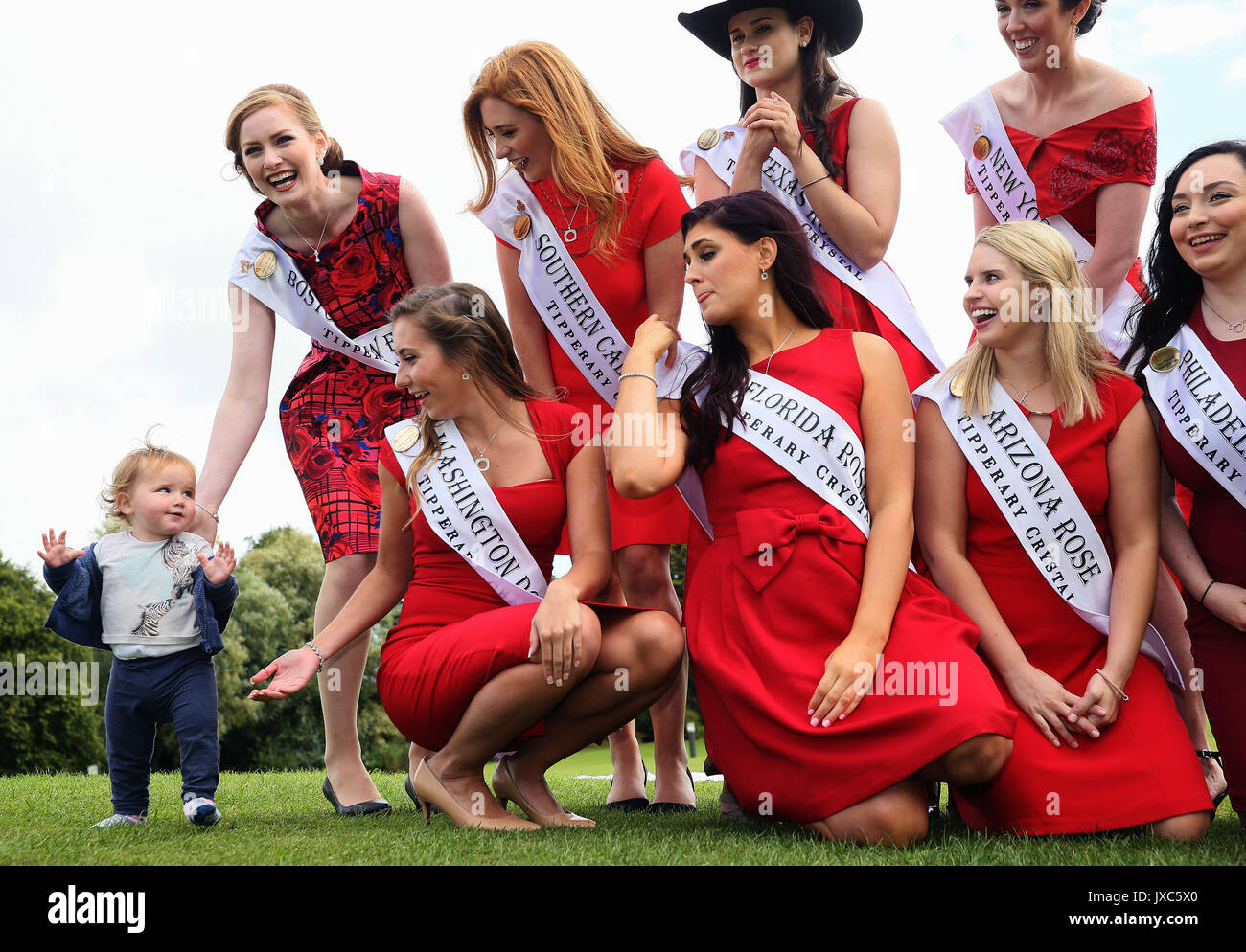 10 month old Lily Callaghan, from Malahide, gate crashes a photocall ...