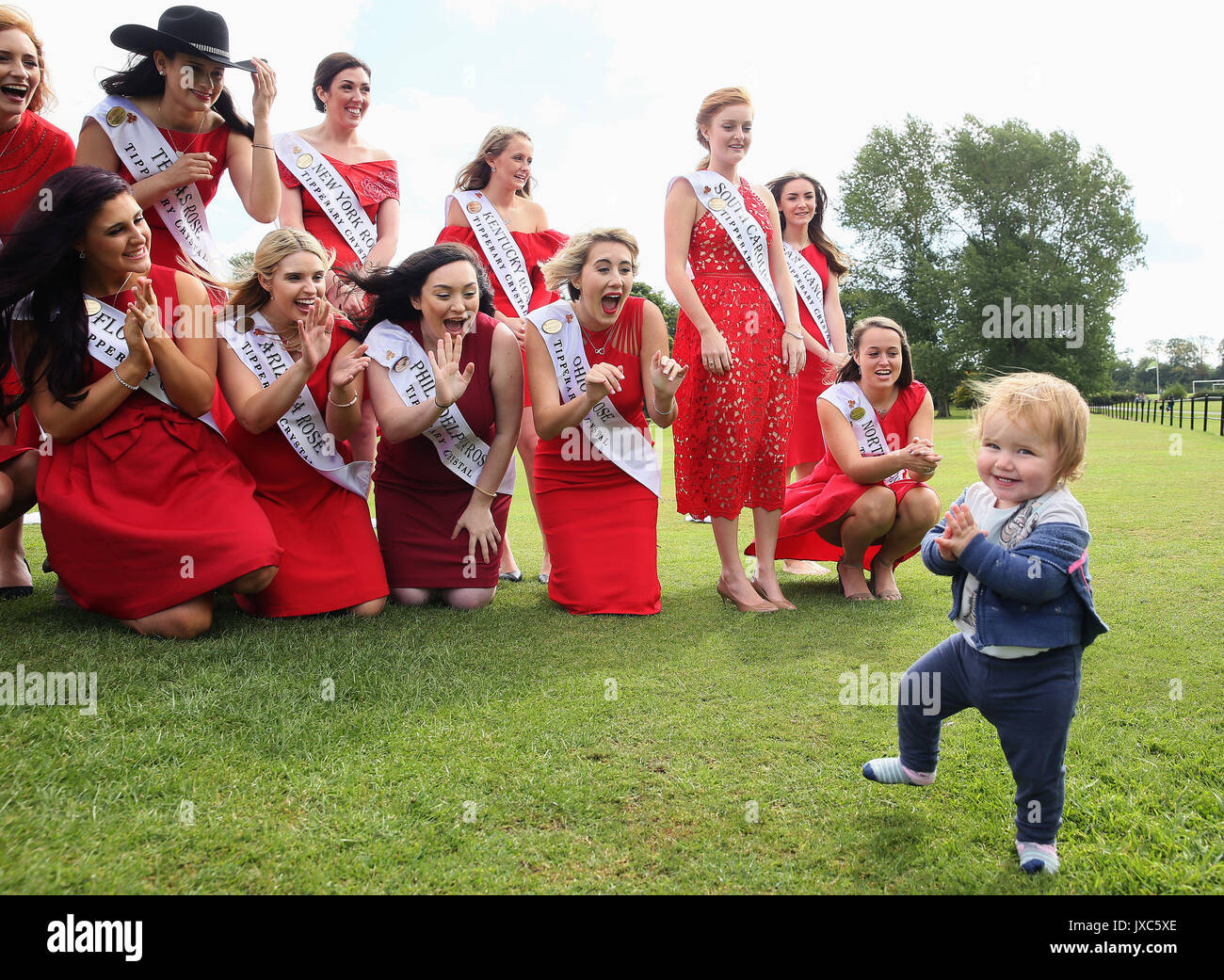 10 month old Lily Callaghan, from Malahide, gate crashes a photocall ...