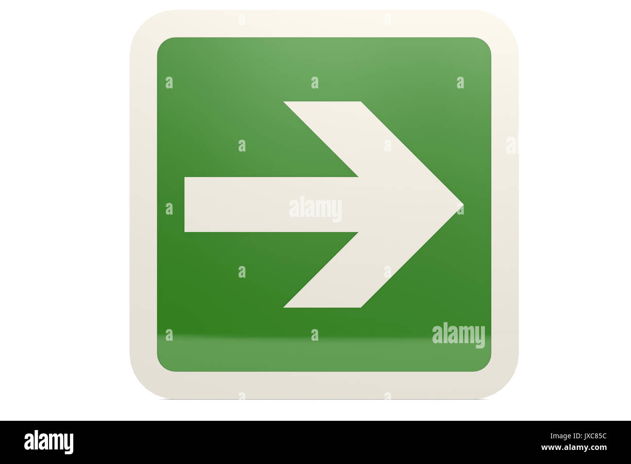 Green right arrow sign image with hi-res rendered artwork that could be ...
