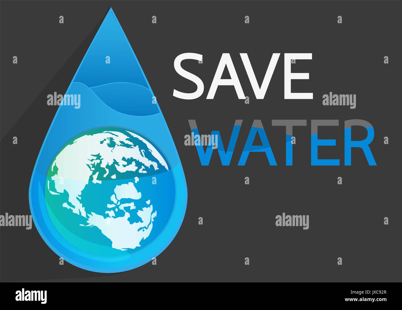 save water vector or illustration for background Stock Photo - Alamy
