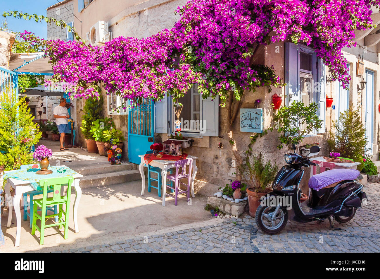 Alacati Old Town in Turkey Stock Photo - Alamy