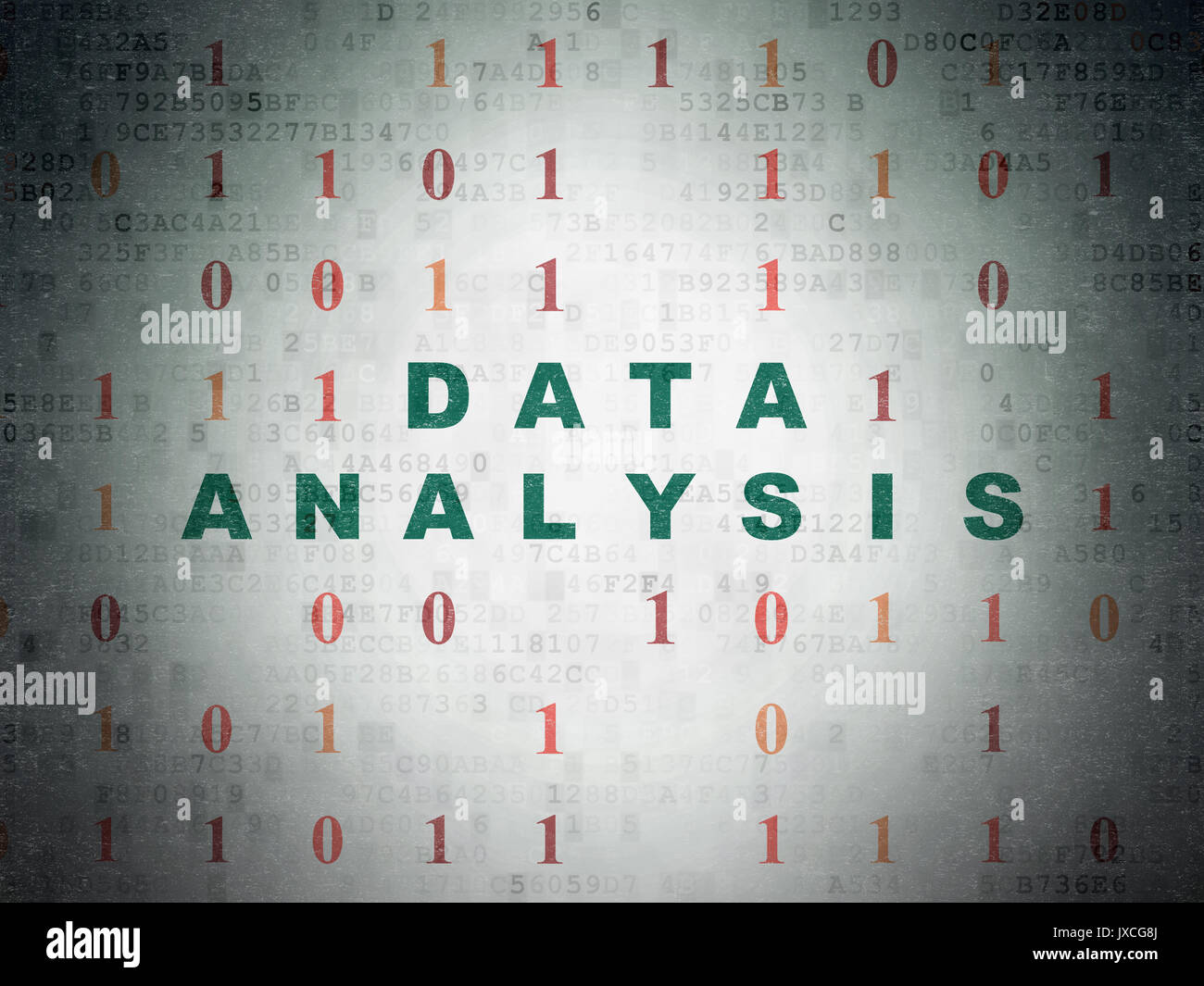 Information concept: Data Analysis on Digital Data Paper background ...