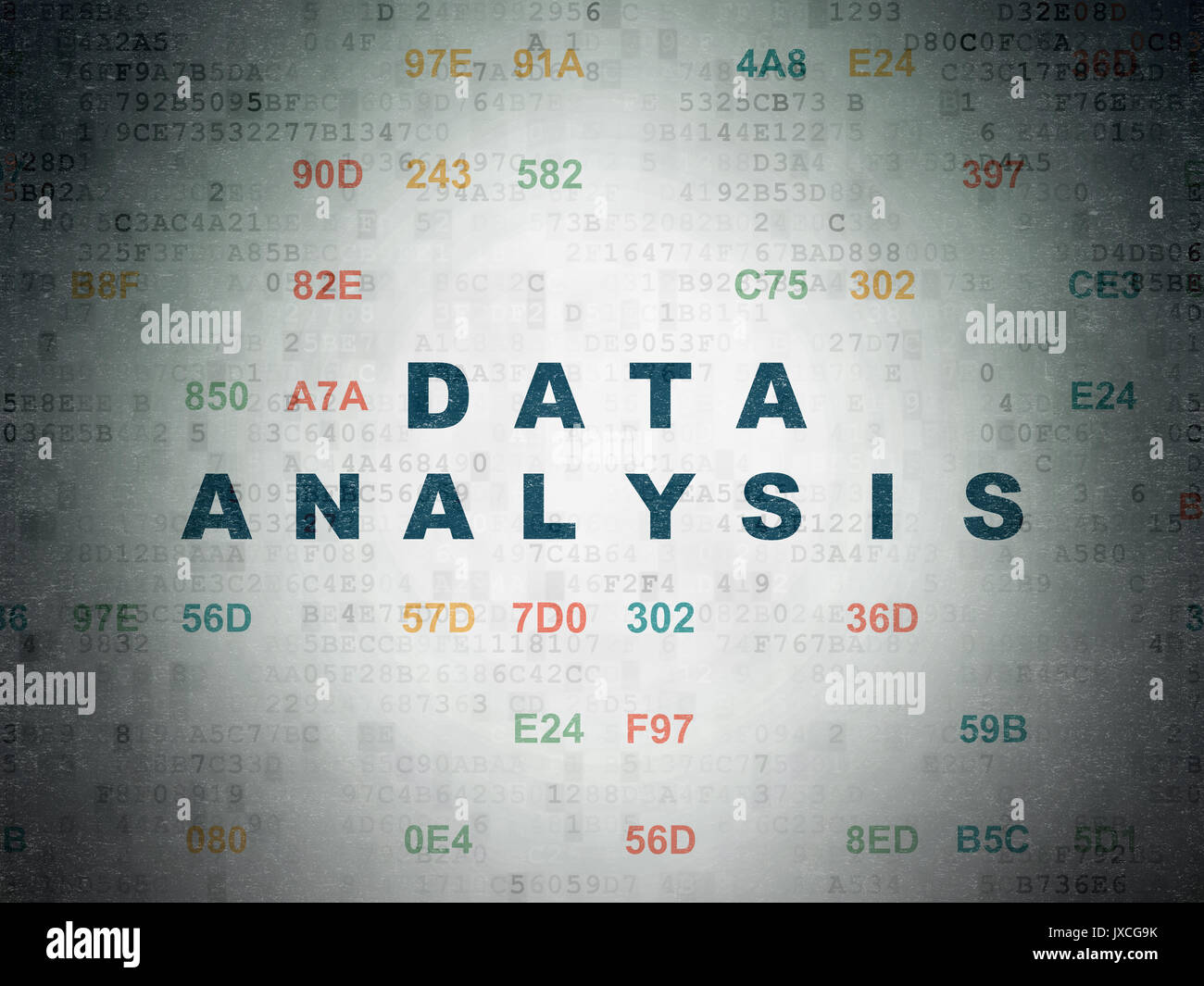 Data concept: Data Analysis on Digital Data Paper background Stock ...
