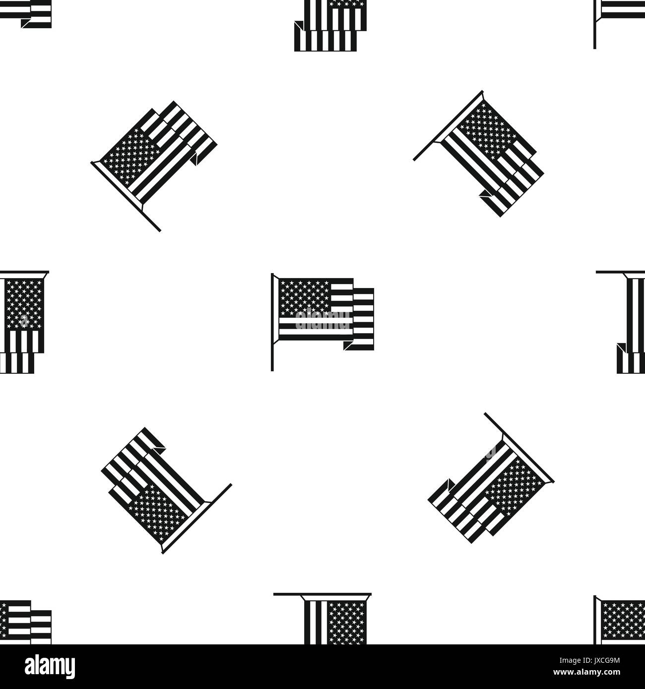American flag pattern seamless black Stock Vector Image & Art - Alamy
