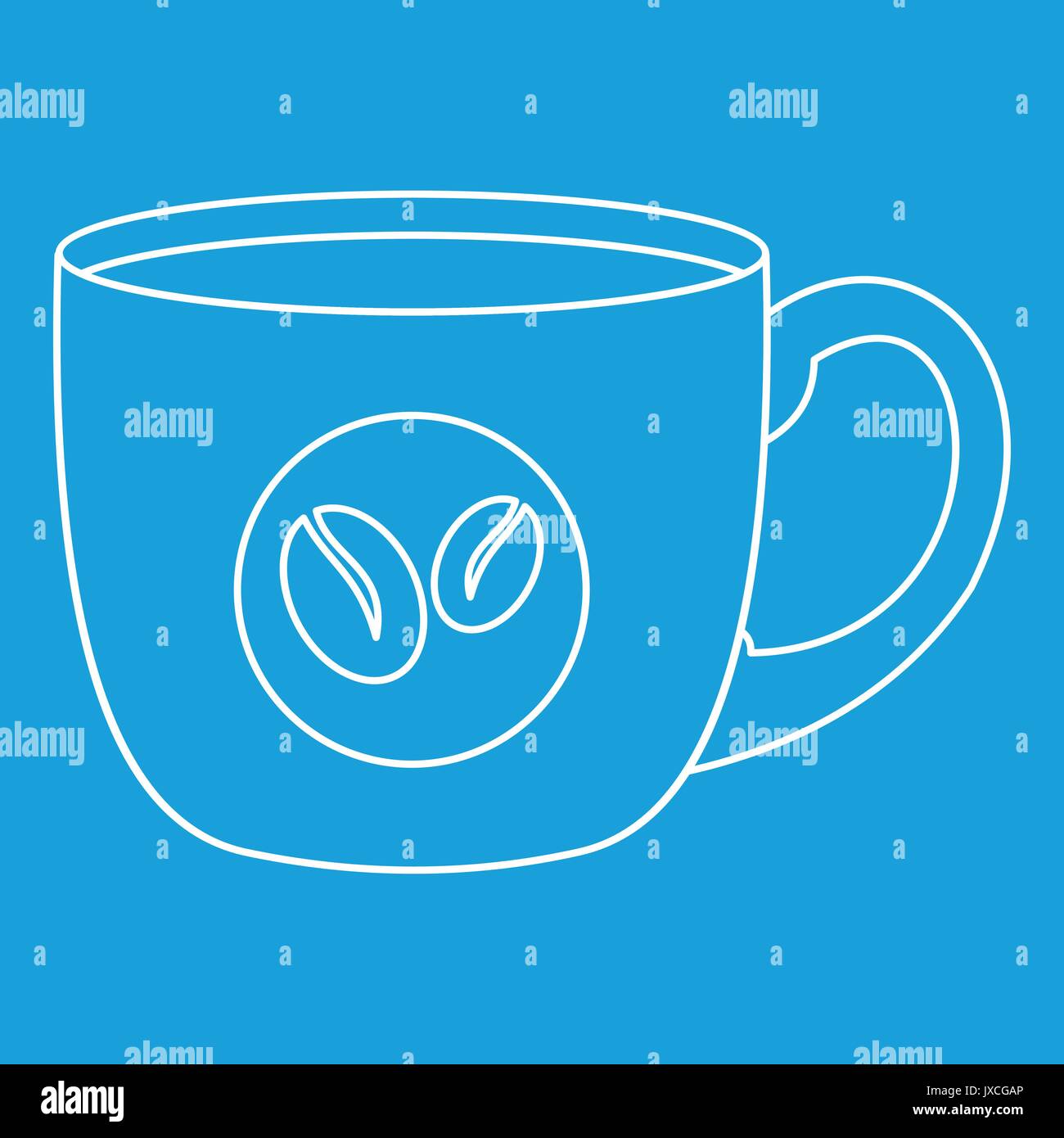 Coffee Cup Icon Simple Style Stock Vector Image And Art Alamy