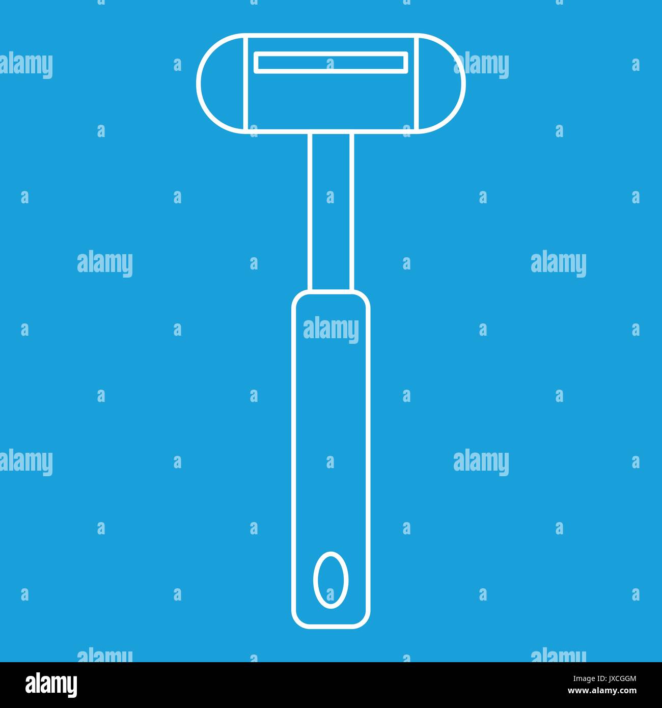 Reflex hammer neurology doctor Stock Vector Images - Alamy