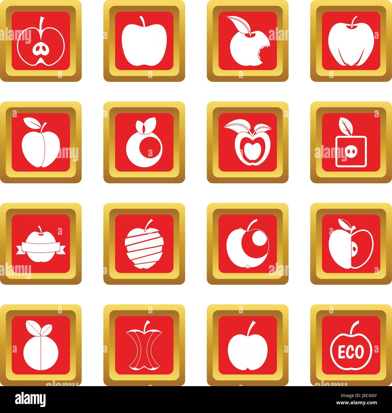 Apple logo different Stock Vector Images - Alamy