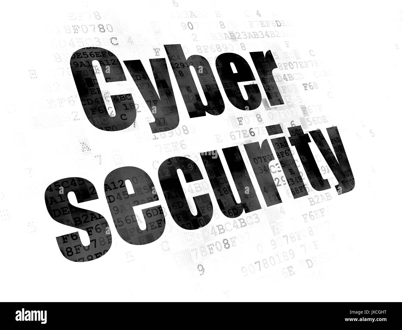 Cyber security background Black and White Stock Photos & Images - Alamy