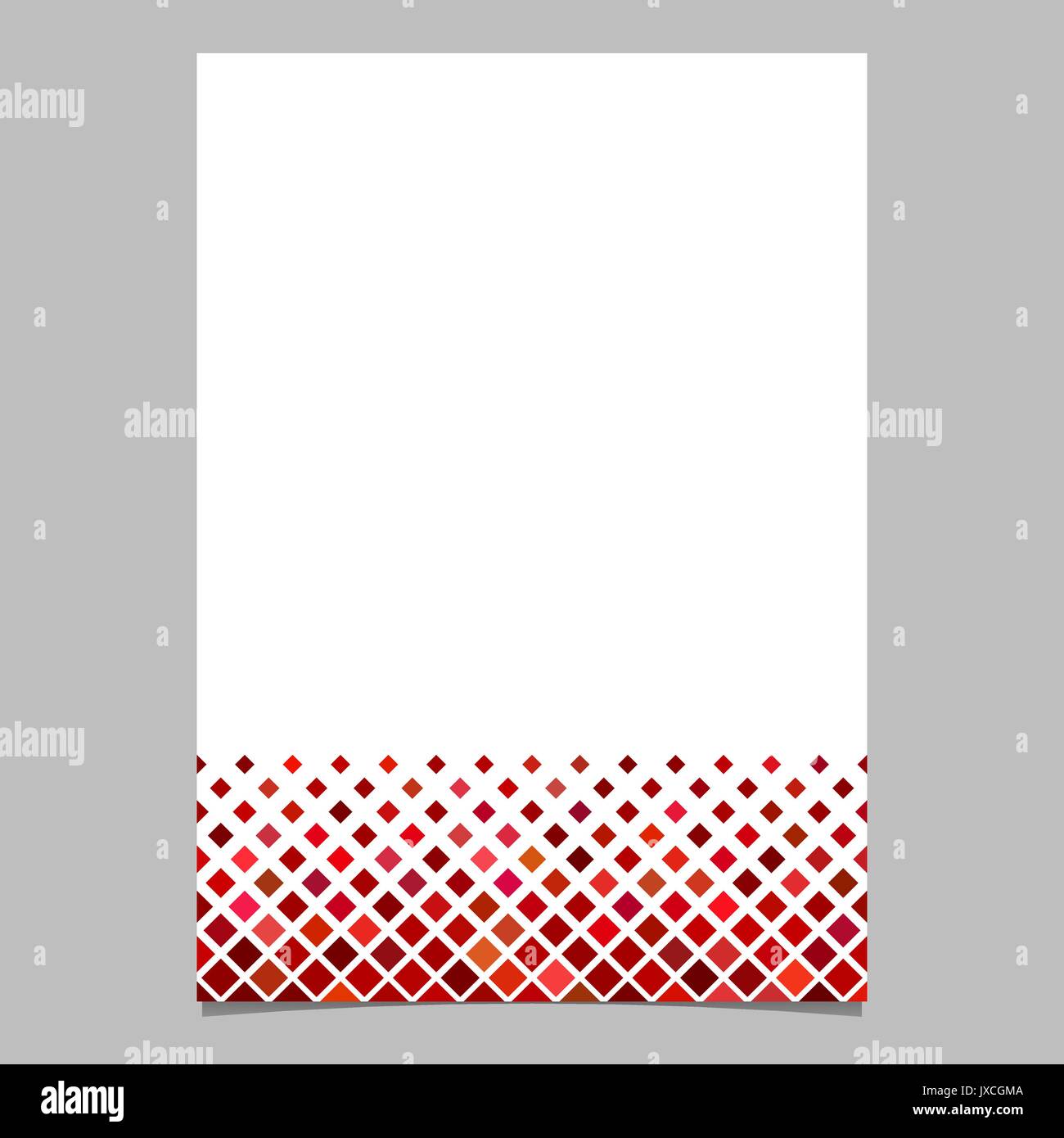 brochure template from red diagonal square pattern - vector design for flyer, card Stock Vector ...