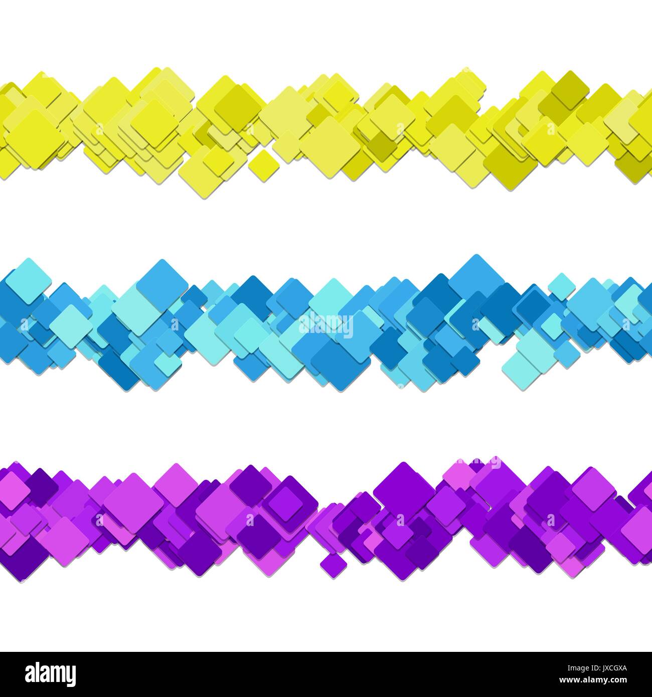 Repeatable random square pattern paragraph dividing line design set ... Repeatable random square pattern paragraph dividing line design set ...