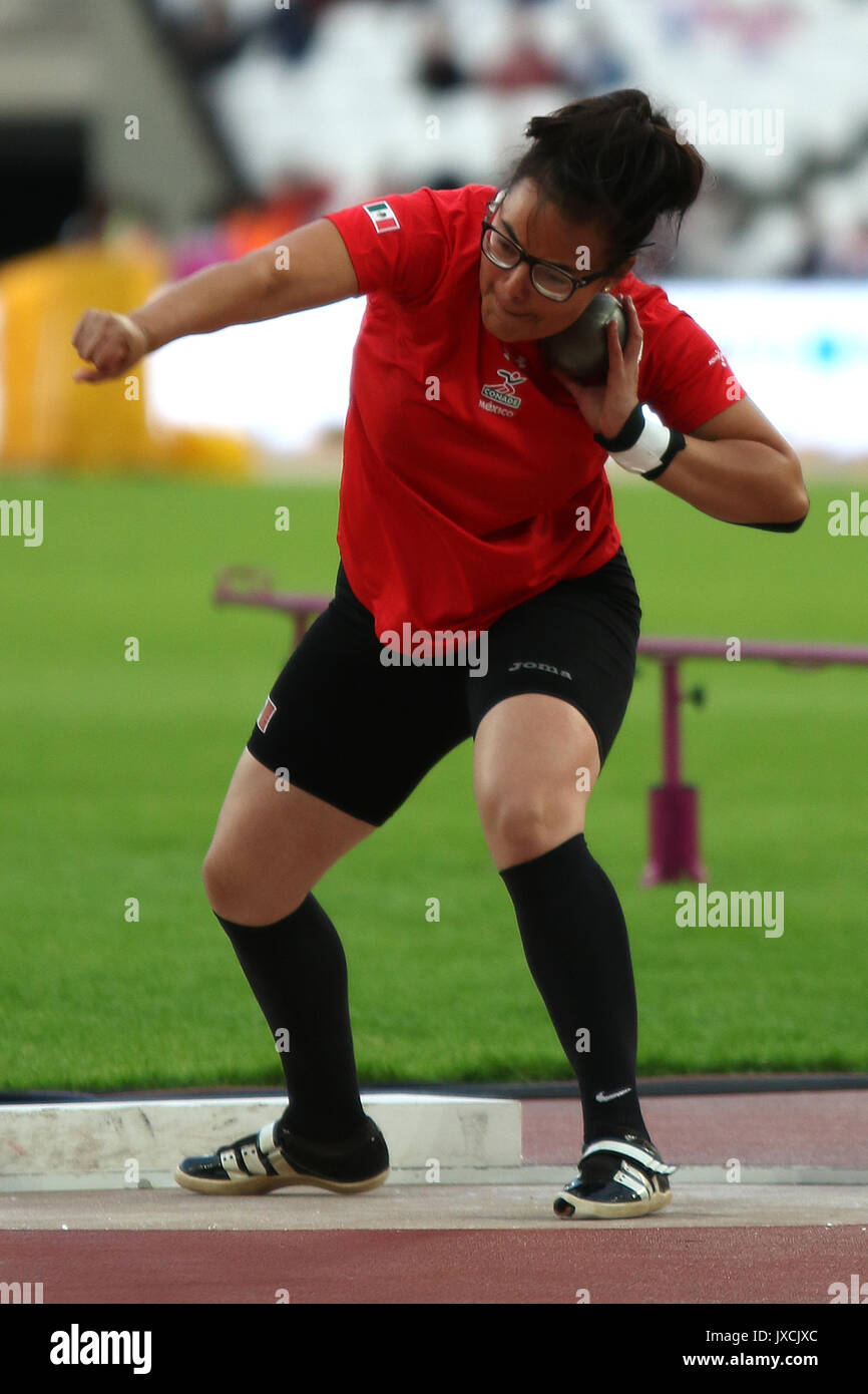 Rebeca VALENZUELA ALVAREZ of Mexico in the Women's Shot Put F12 Final ...