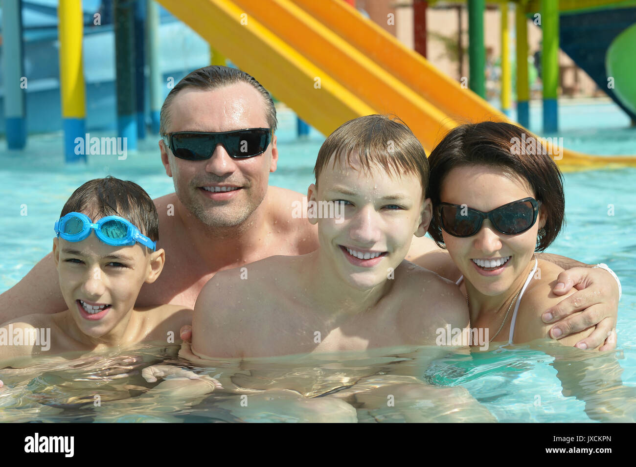 Children and father enjoy hi-res stock photography and images - Alamy