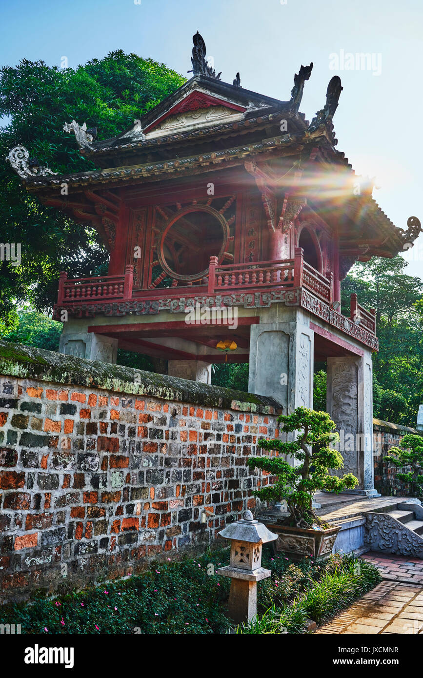 beautiful buddhist temple in hanoi vietnam asia Stock Photo - Alamy