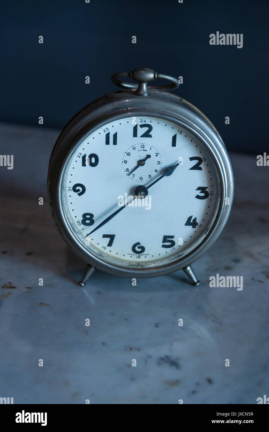 Old alarm clock Stock Photo - Alamy