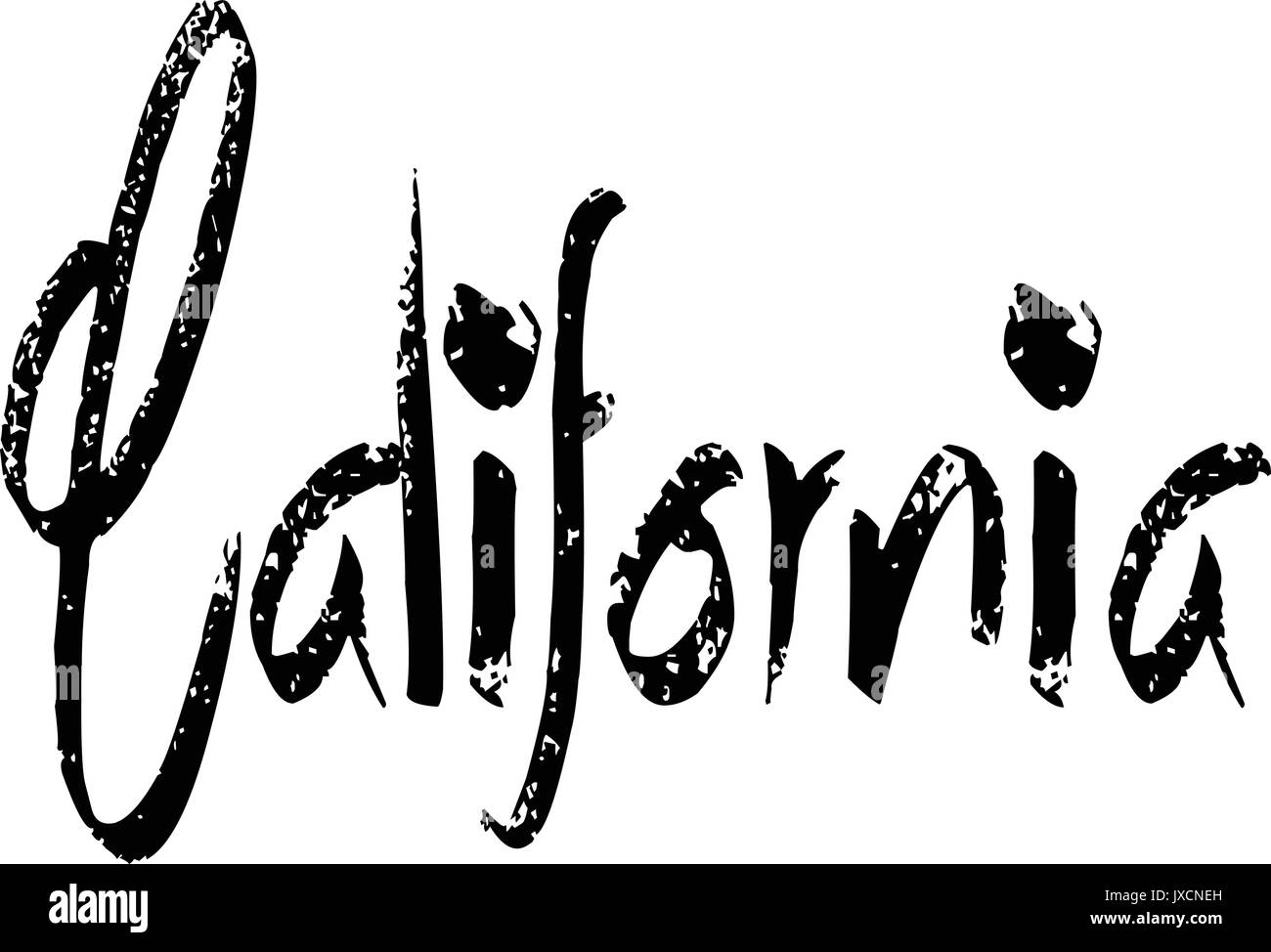 California text sign illustration Stock Vector Image & Art - Alamy