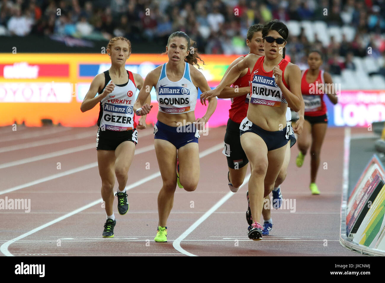 Anju FURUYA of Japan in the Women's 800 m T20 Final at the World Para ...