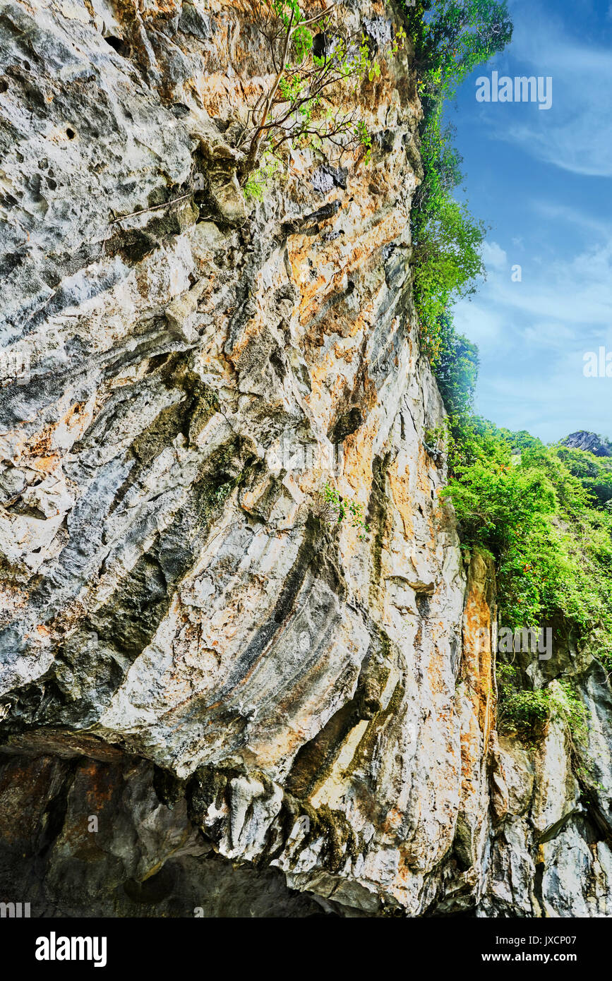 beautiful green limestone mountains in vietnam asia Stock Photo - Alamy