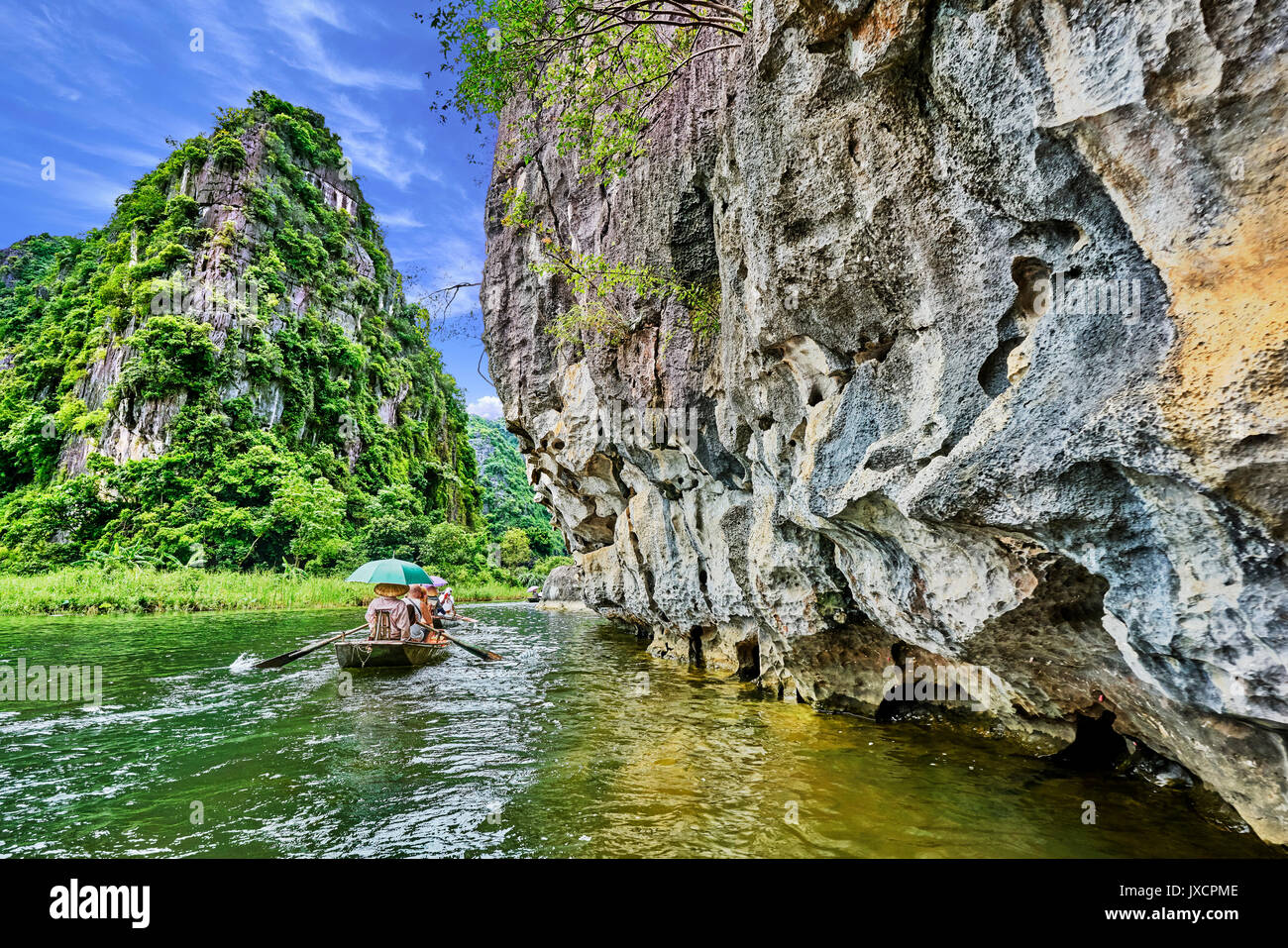 beautiful green limestone mountains in vietnam asia Stock Photo - Alamy