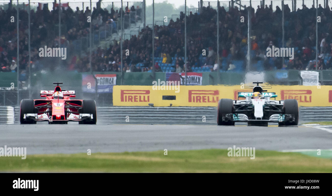 Lewis hamilton fans silverstone hi-res stock photography and images - Alamy