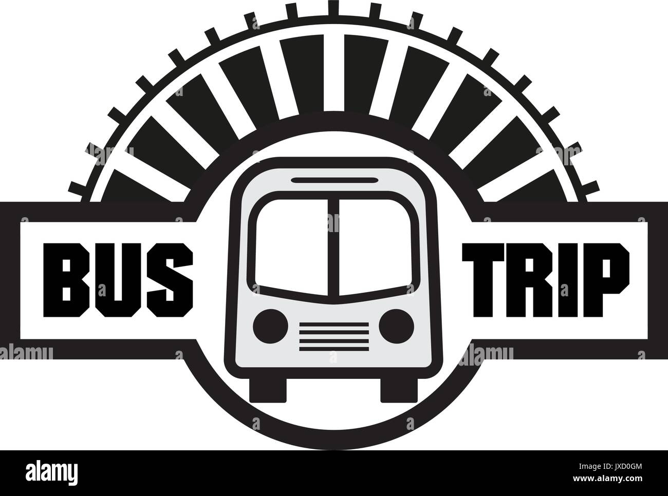 Black travel holiday trip Stock Vector Images - Alamy