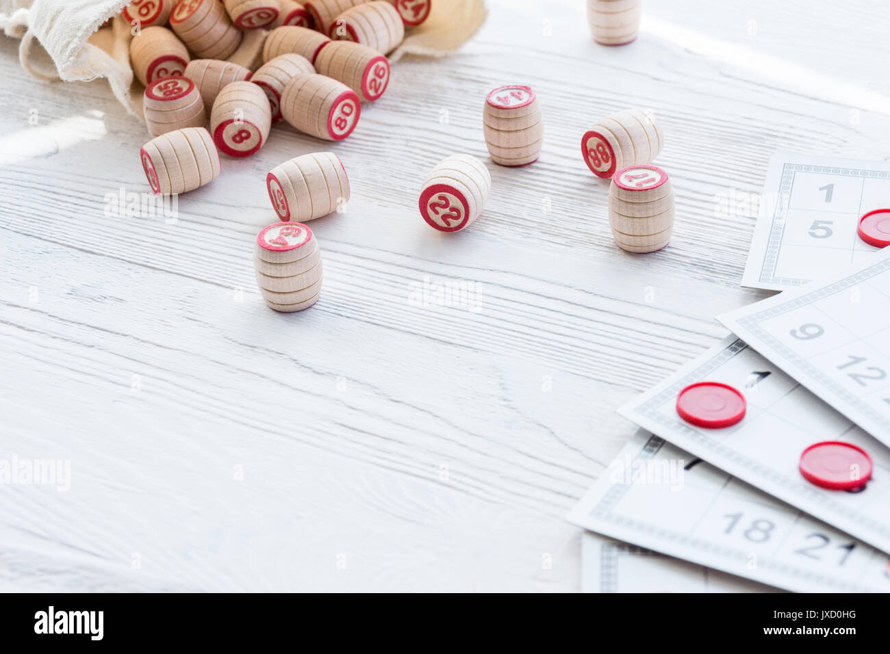 Board game lotto on white background, lottery Stock Photo - Alamy