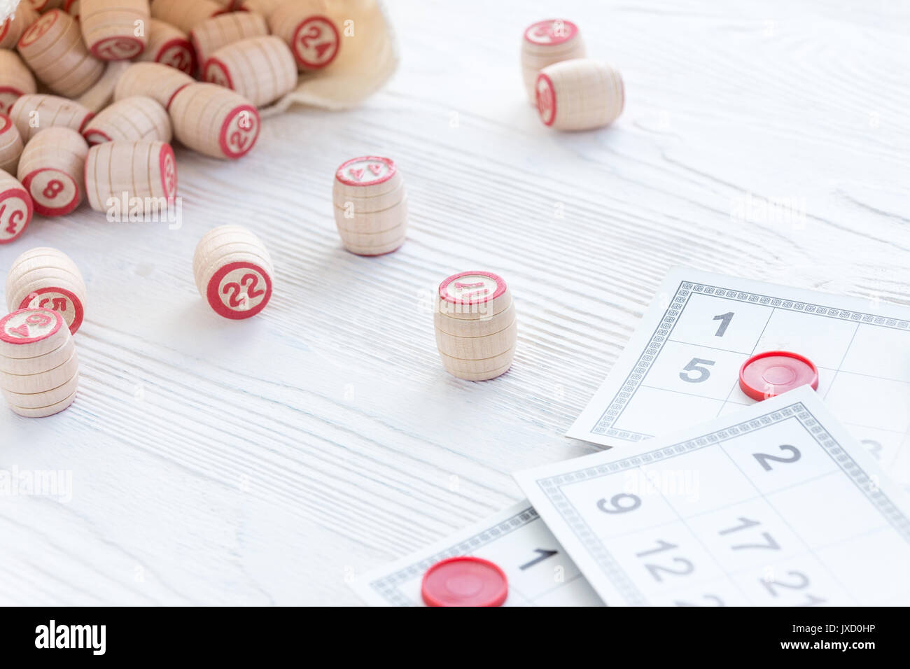 Board game lotto on white background, lottery Stock Photo - Alamy