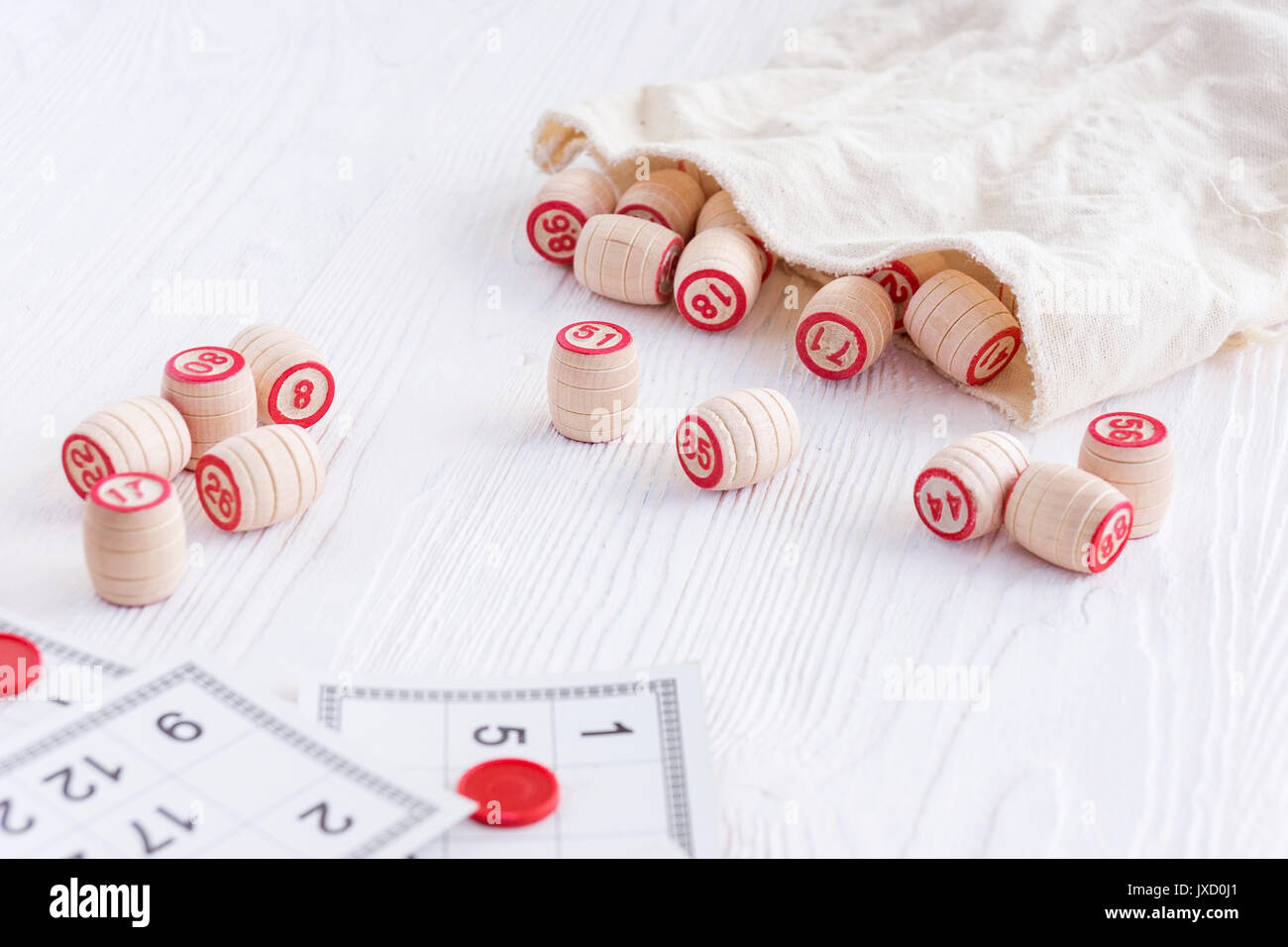 Board game lotto on white background, lottery Stock Photo - Alamy