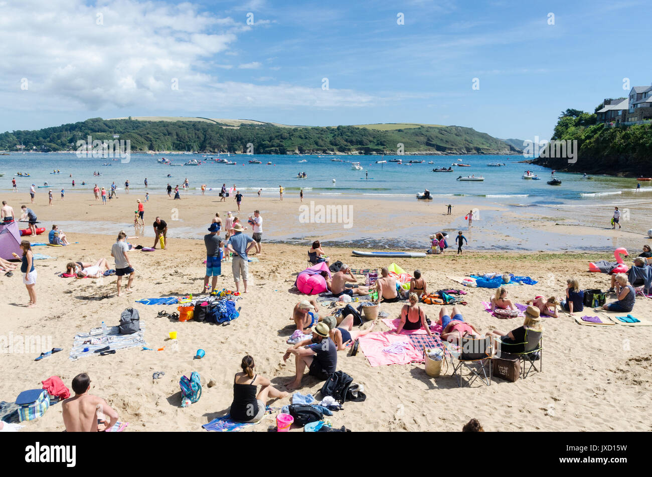 Salcombe beach hi-res stock photography and images - Alamy
