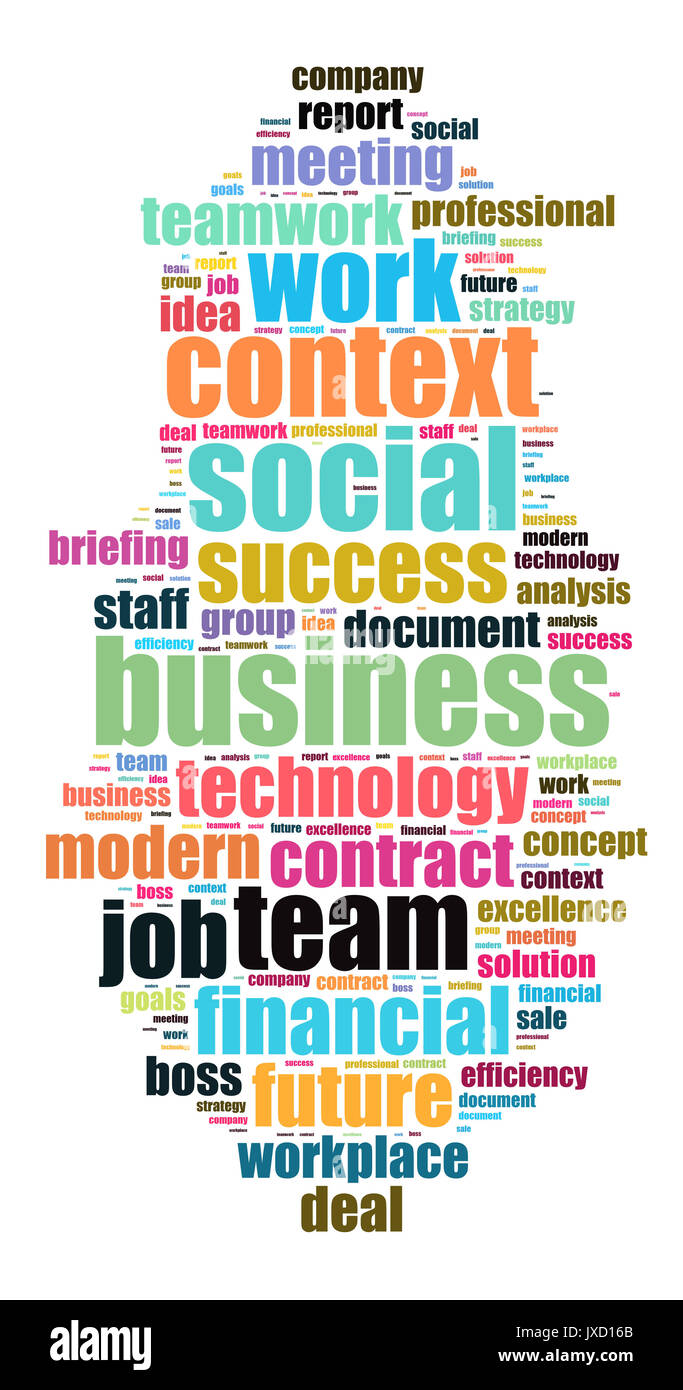 Business context Cut Out Stock Images & Pictures - Alamy