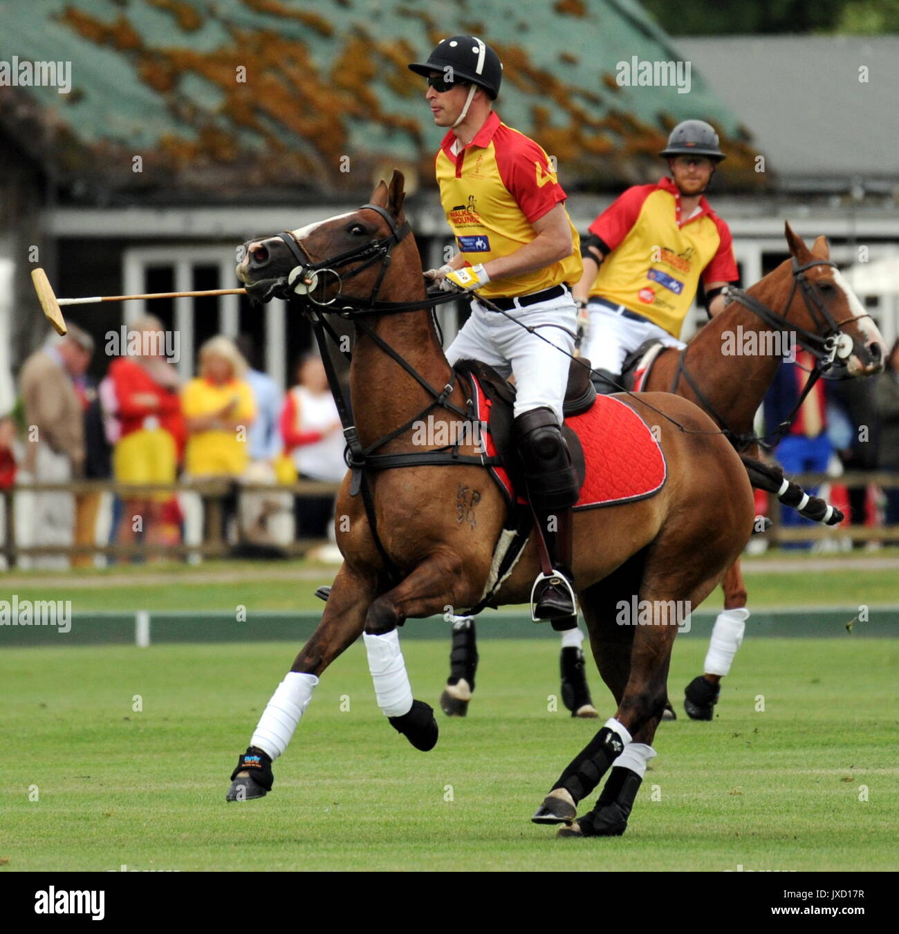 Prince Harry and Prince William play in the Jerudong Park Trophy Polo ...