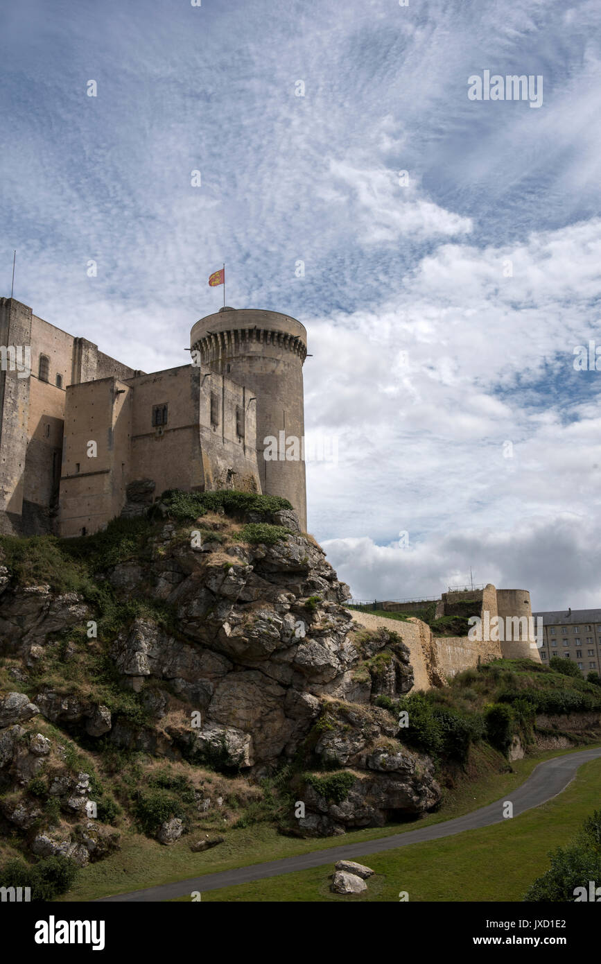 Falaise Castle,Calvados,Normady,France. Birth place of William the ...