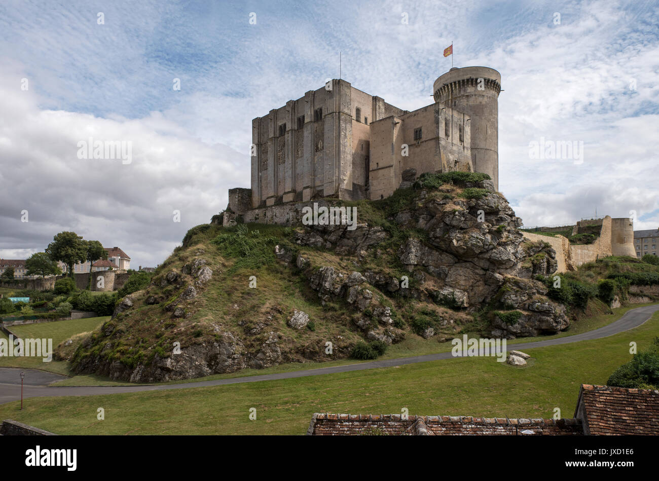 Falaise Castle,Calvados,Normady,France. Birth place of William the ...