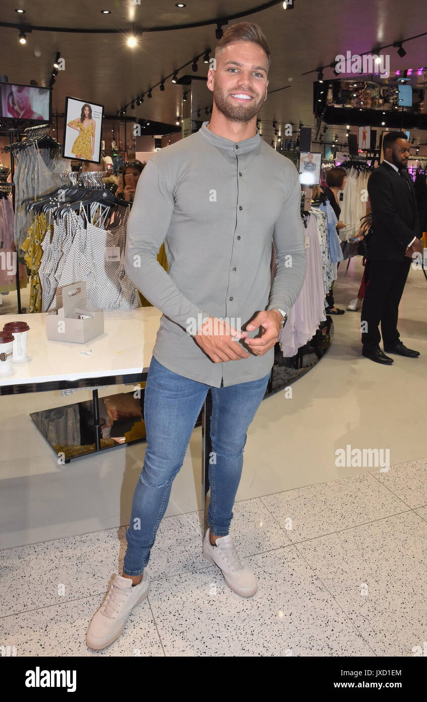 Dom Lever and Jess Shears from ITV2 reality show 'Love Island' during a ...