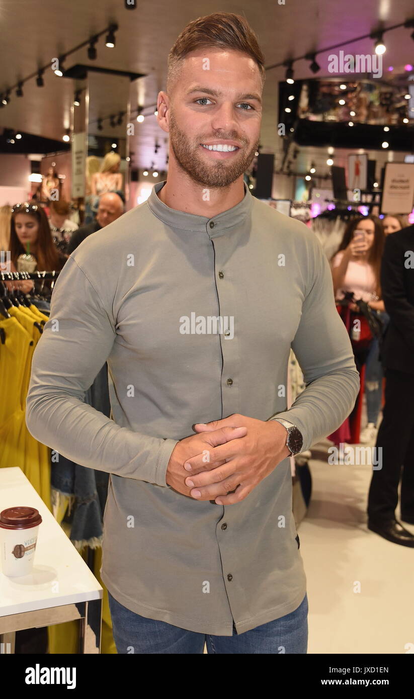 Dom Lever and Jess Shears from ITV2 reality show 'Love Island' during a ...