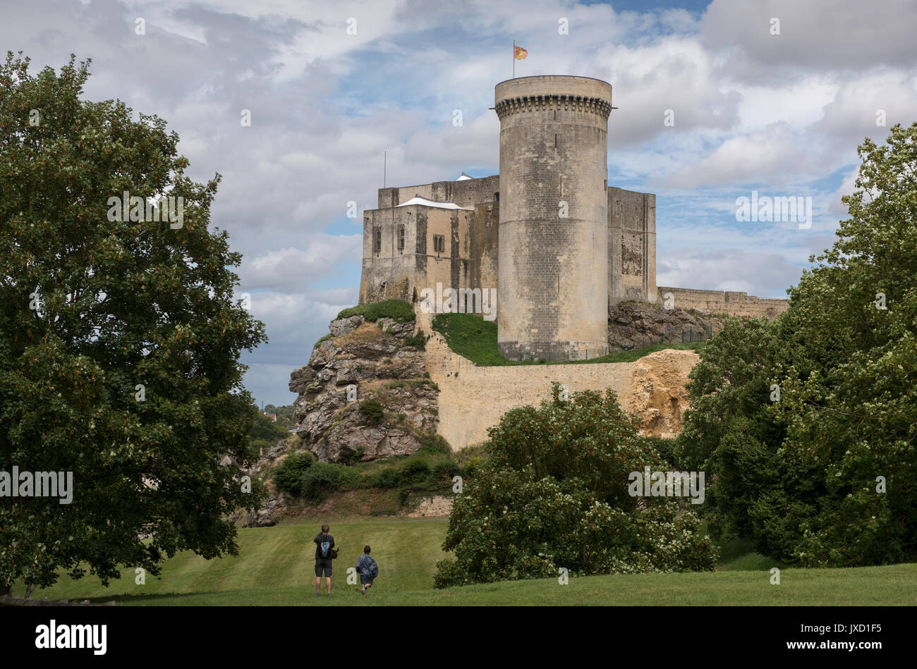Falaise Castle,Calvados,Normady,France. Birth place of William the ...