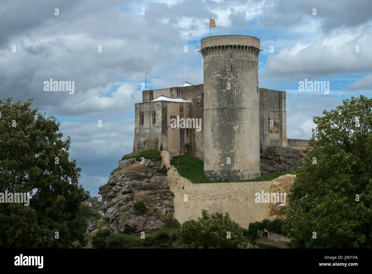 Falaise Castle,Calvados,Normady,France. Birth place of William the ...
