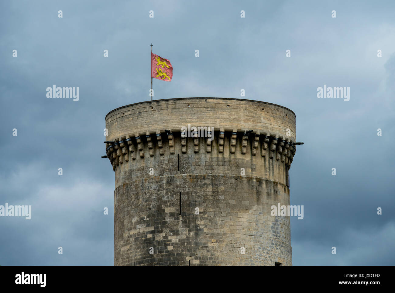 Falaise Castle,Calvados,Normady,France. Birth place of William the ...