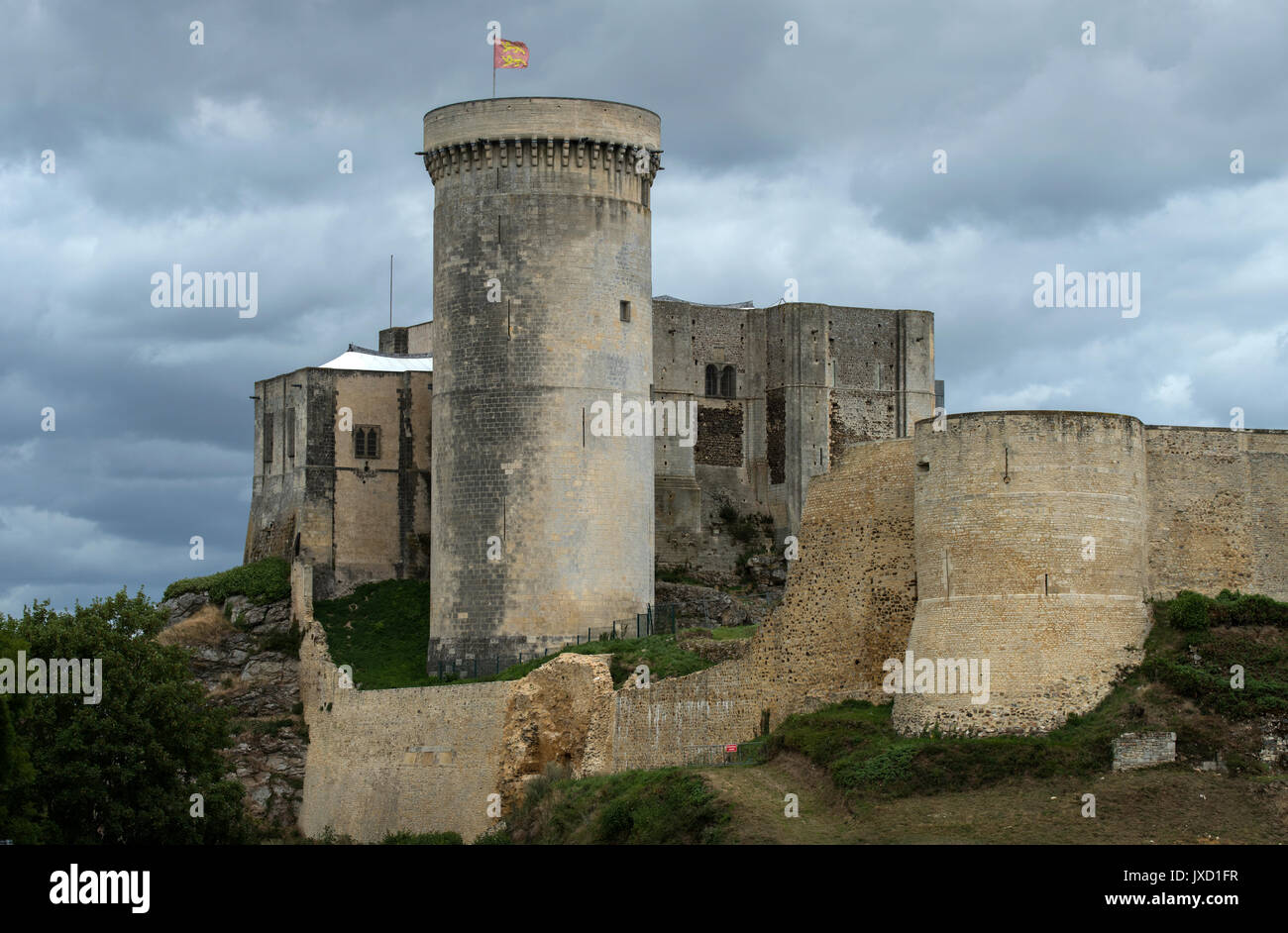 Falaise Castle,Calvados,Normady,France. Birth place of William the ...