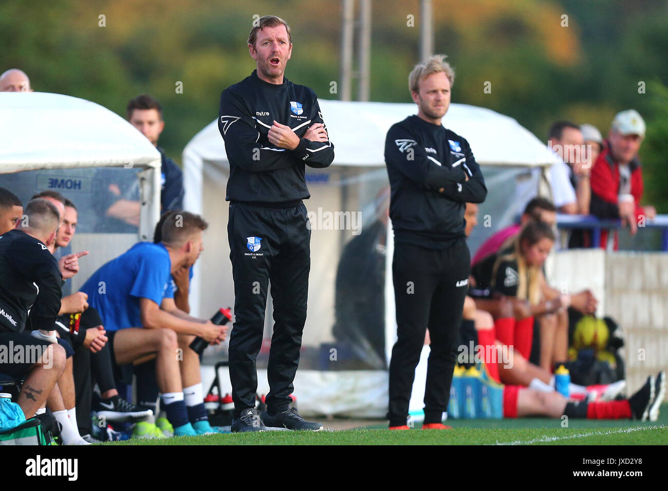 Wingate & Finchley manager Keith Rowland during Wingate & Finchley vs ...