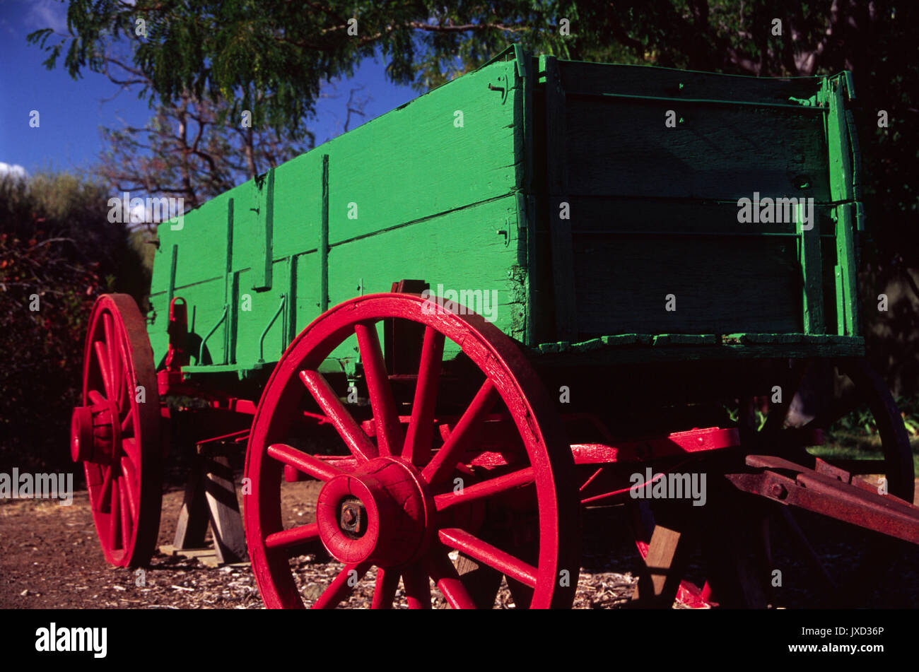 Wagon, Fort Simcoe State Park, Yakama Indian Reservation, Washington ...
