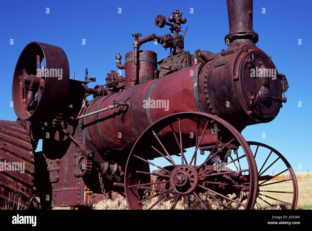 Tractor, Old Molson Museum, Molson, Washington Stock Photo - Alamy
