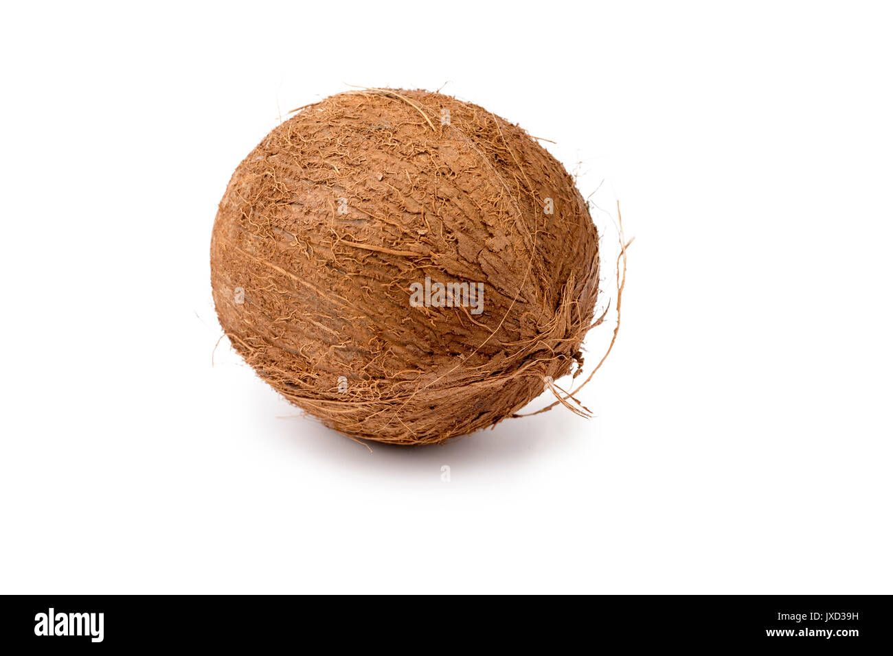 Whole Coconut isolated on purewhite background Stock Photo - Alamy