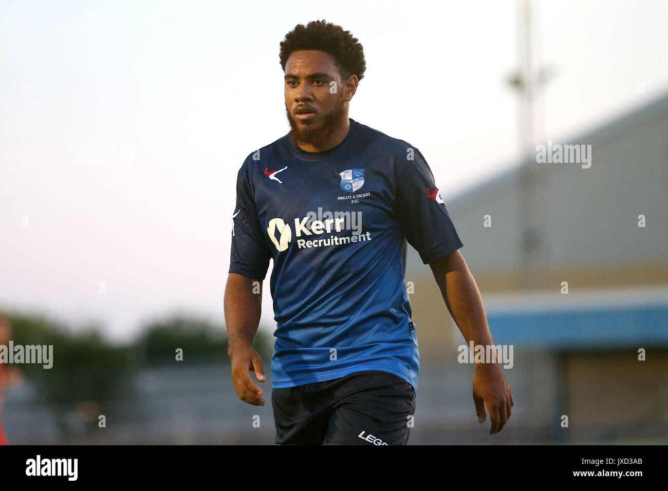 Mark McLeod of Harrow Borough during Wingate & Finchley vs Harrow ...