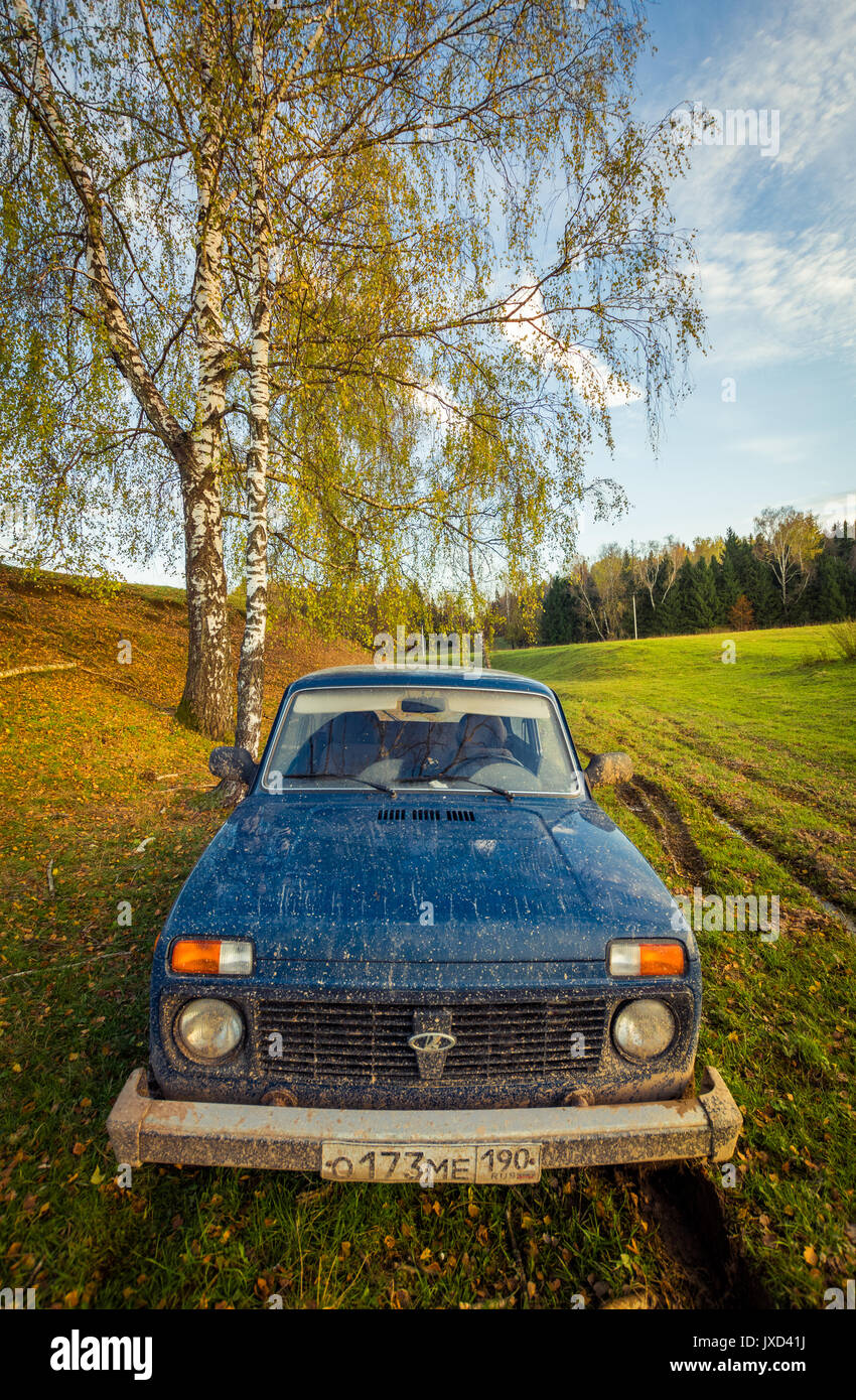 Soviet and Russian SUV Lada Niva 4x4 Stock Photo - Alamy