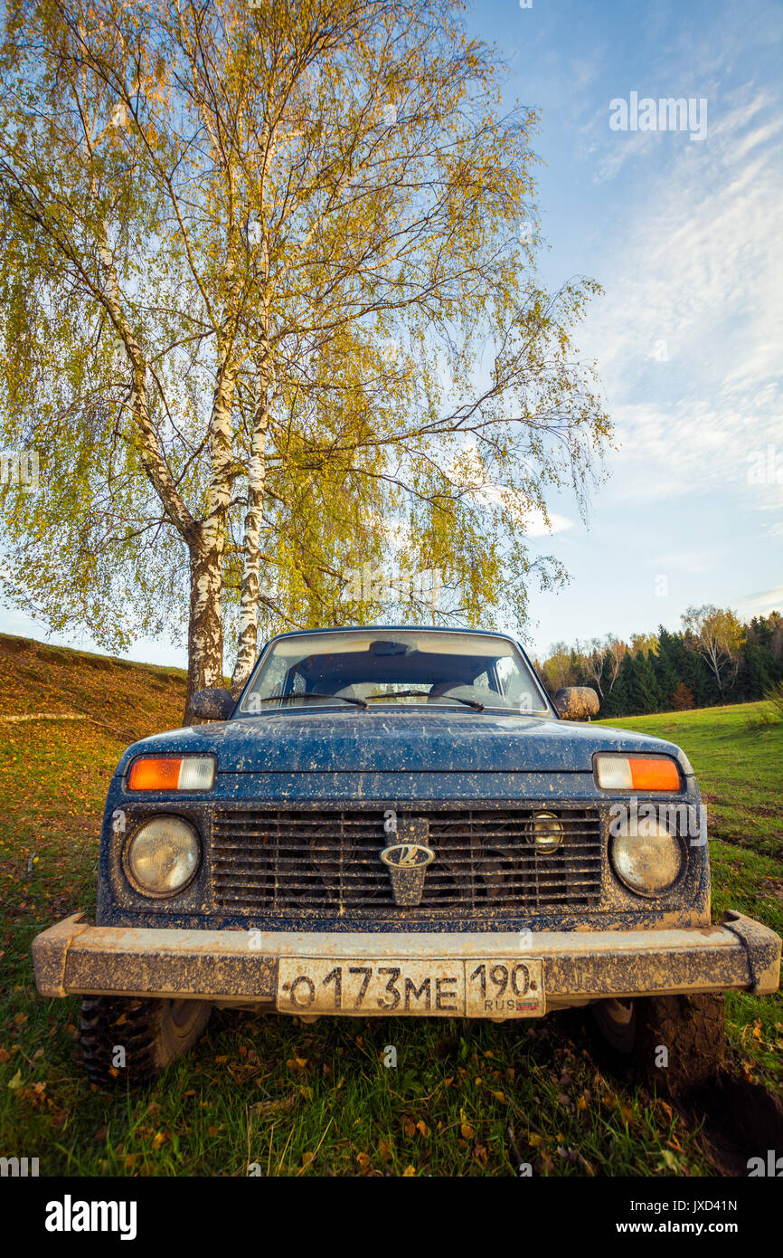Soviet and Russian SUV Lada Niva 4x4 Stock Photo - Alamy
